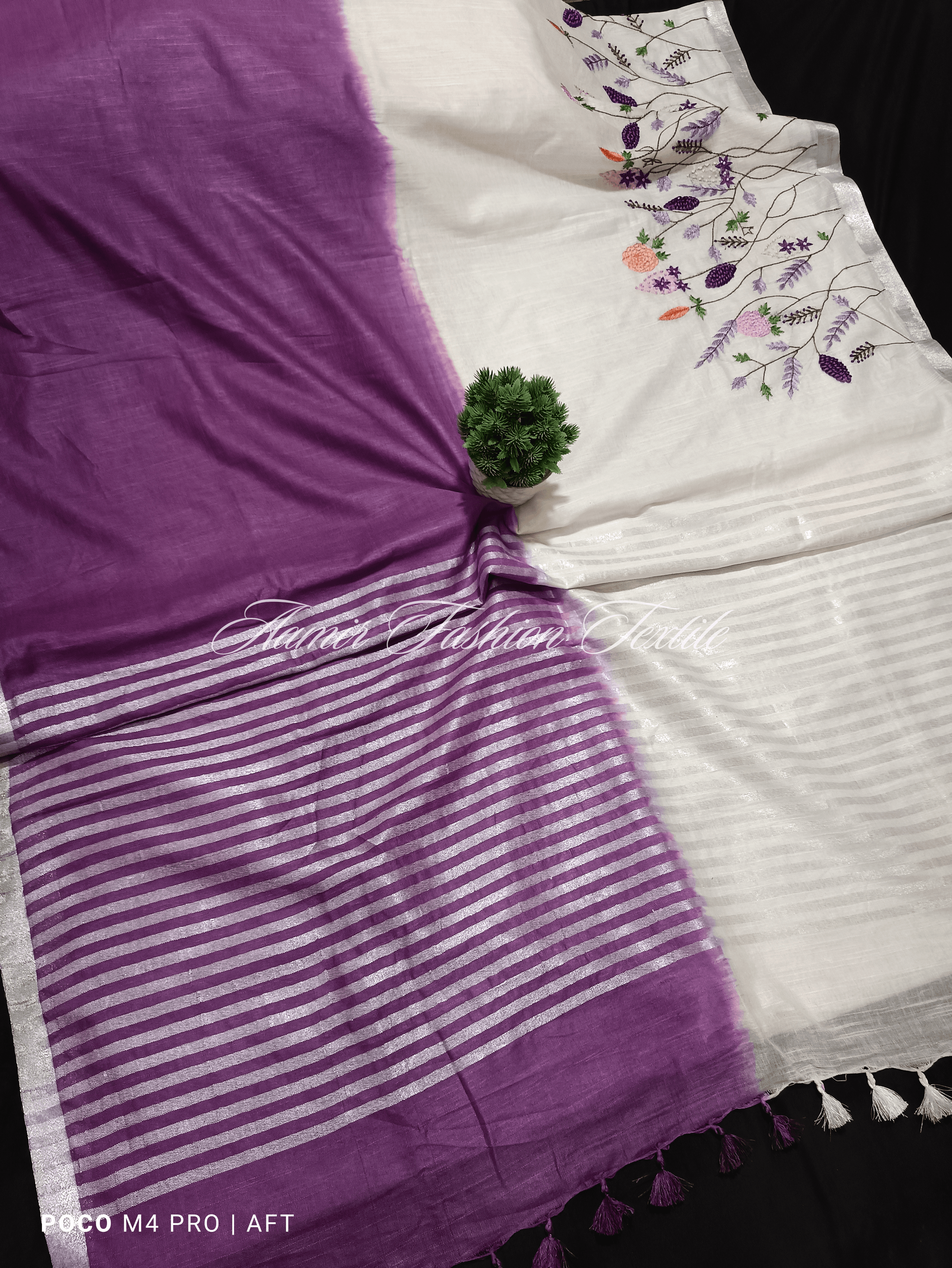 Hand Work Embroidery Saree – A Blend of Art and Elegance